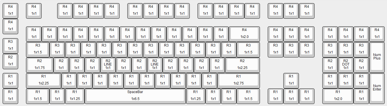 Man Tr ck Tv tt Full Size Keyboard Dimensions Aiguy